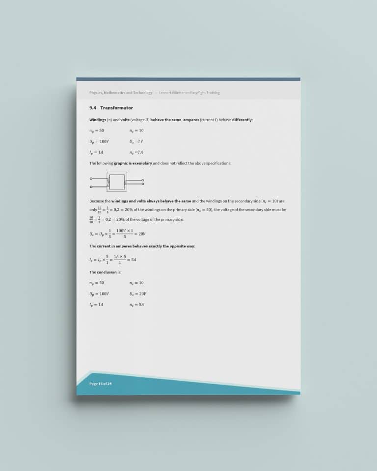 Physics and Technical Comprehension – Easyflight Training