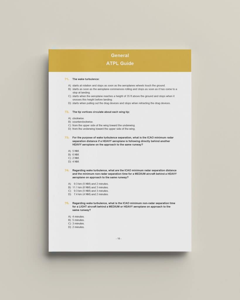 Pilot General ATPL Question Guide – Easyflight Training
